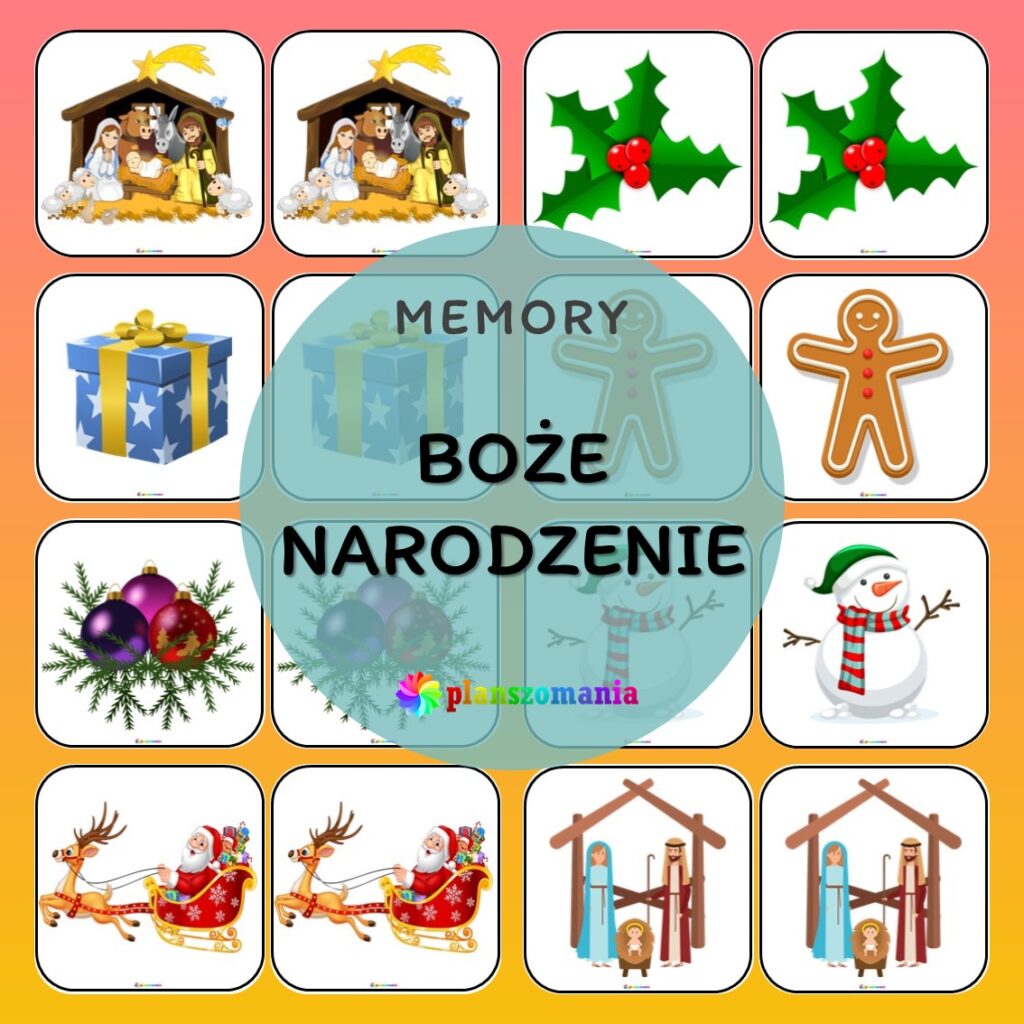 Wielkanocne memory pomoce edukacyjne PDF